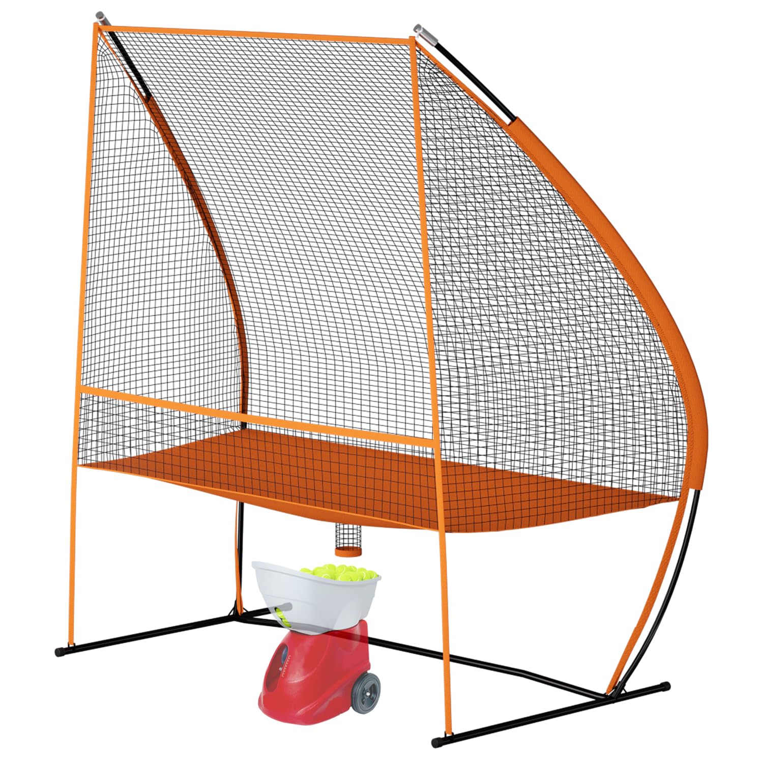 MR Tennis Ball Return Net 7’x6’, Freestanding Tennis Training Net ...