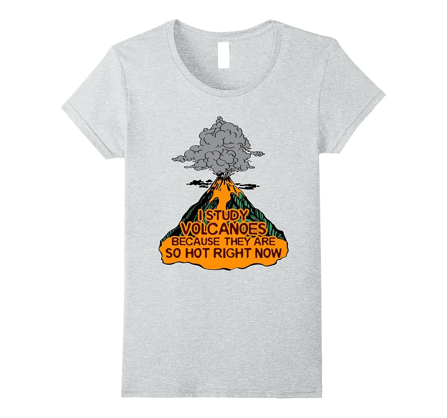 Volcanologist Volcanology Volcano Funny Pun T-Shirt-4LVS