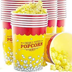 Amazon.com: Premium Leak-Free 32 Oz Disposable Popcorn Cup 200pk By ...