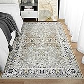 Amazon.com: ULTSOFE Machine Washable Rug 4x6 Area Rug, Boho Rugs for ...