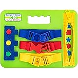 Amazon.com: Buckle Toys Busy Board - Montessori Learning Toy for ...