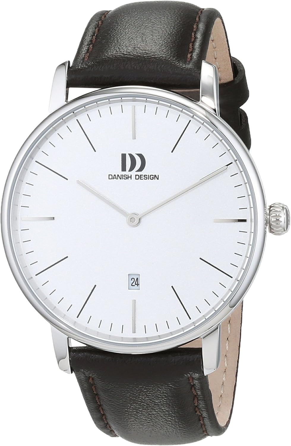 Danish Design Men's Analogue Quartz Watch with Leather Strap IQ12Q1175 ...