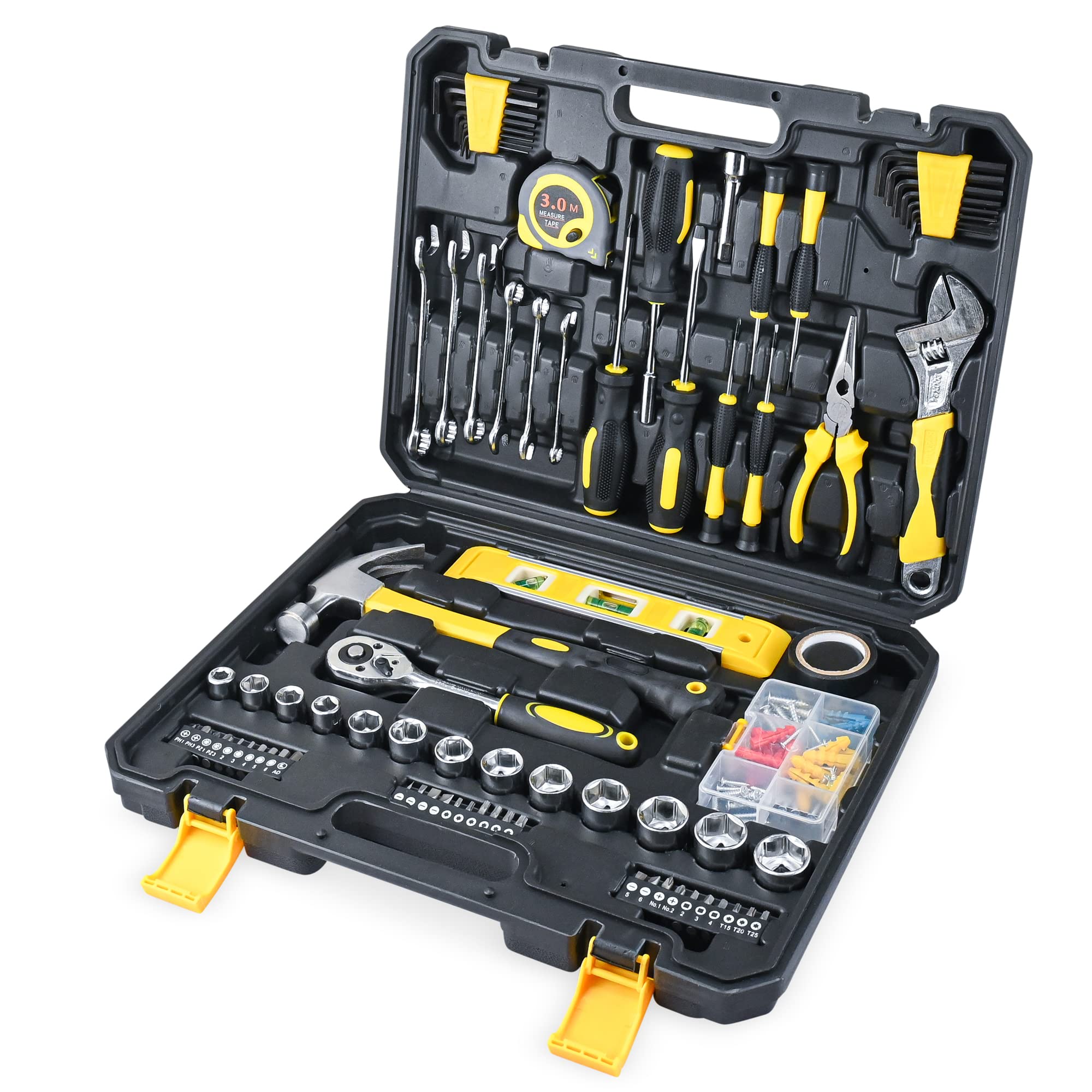 Mua 108 Piece Tool Set – Multi-Purpose Tool Box – Complete Bundle of ...