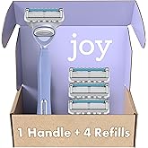 Amazon.com: joy Razors for Women, 1 Handle, 8 Razor Blade Refills, Pink ...
