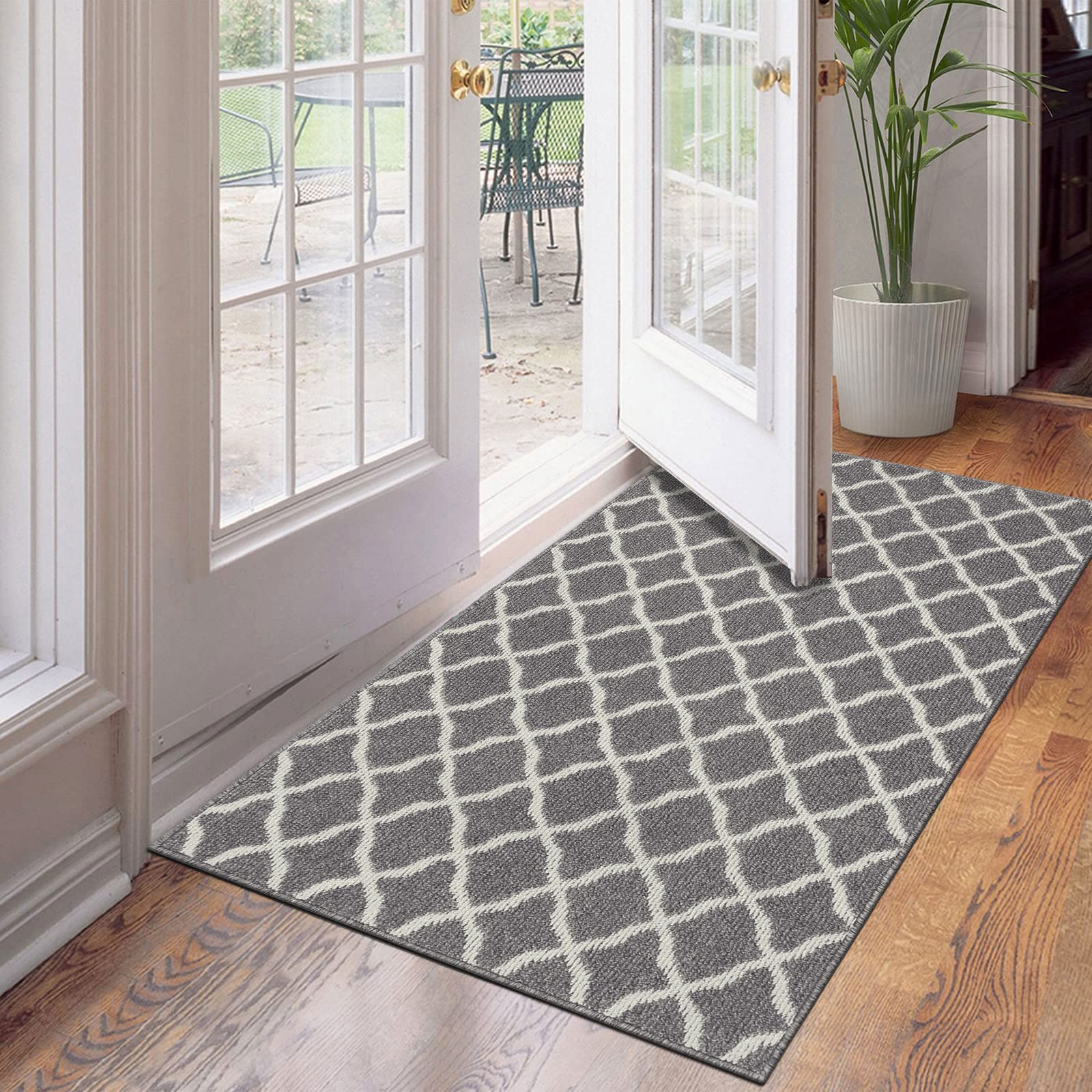 SHACOS Large Door Mats 36"x59" Indoor Washable Front Door Mat Non Slip ...