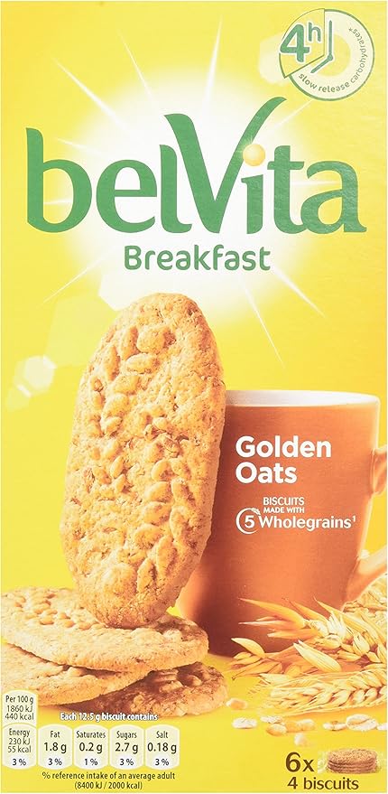 Belvita Breakfast Biscuit Crunchy Oats 300 g (Pack of 10): Amazon.co.uk ...
