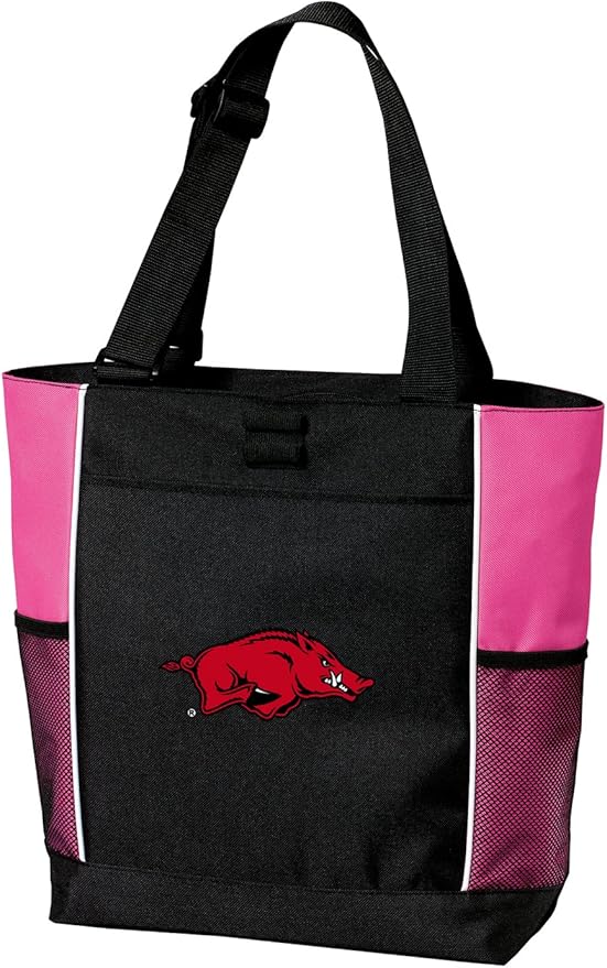 Amazon.com : Arkansas Razorbacks Tote Bag Ladies University of Arkansas ...