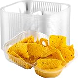 Amazon.com: Anti-Spill, Large 6x8 Inch Plastic Nacho Trays 125 Pack ...
