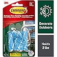 Command Outdoor Window Hooks Value Pack, Medium, Clear, 5-Hooks ...