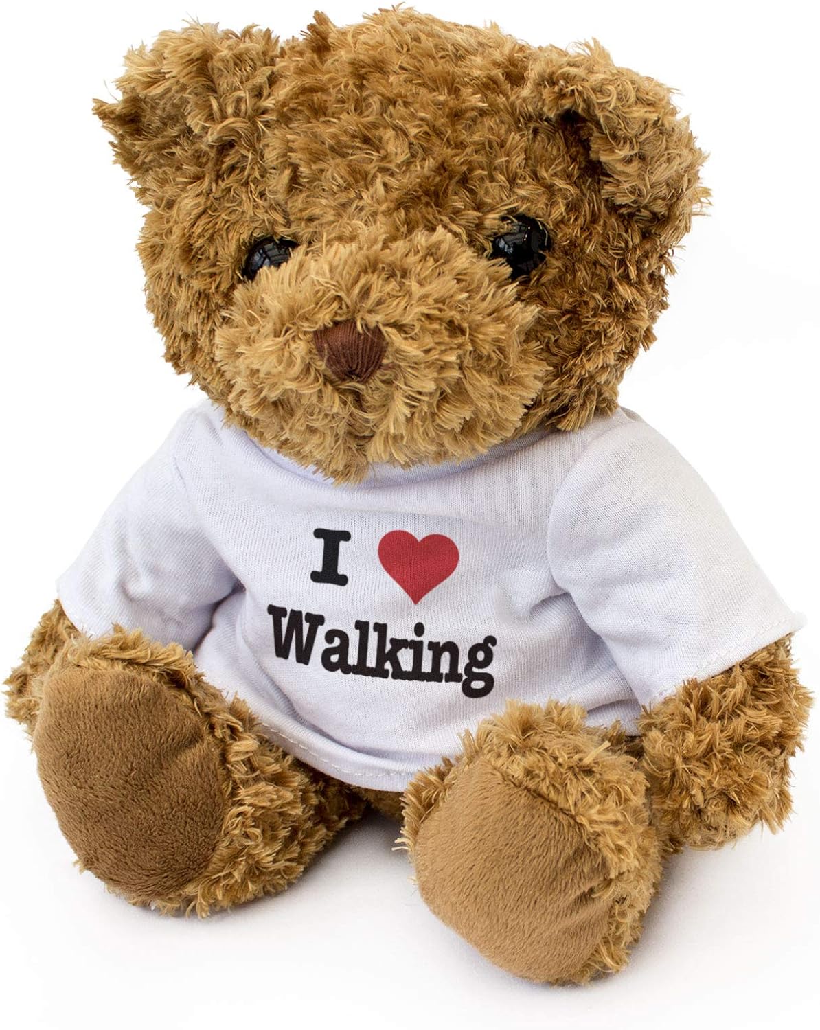 NEW - I LOVE WALKING - Teddy Bear - Cute Soft Cuddly - Gift Present ...