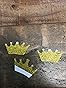 Amazon.com: Mybbshower Glitter Gold Tiara Stickers Princess Birthday ...