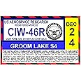 Amazon.com : Groom Lake AFB Area S4 Parking Decal (Area 51 ...