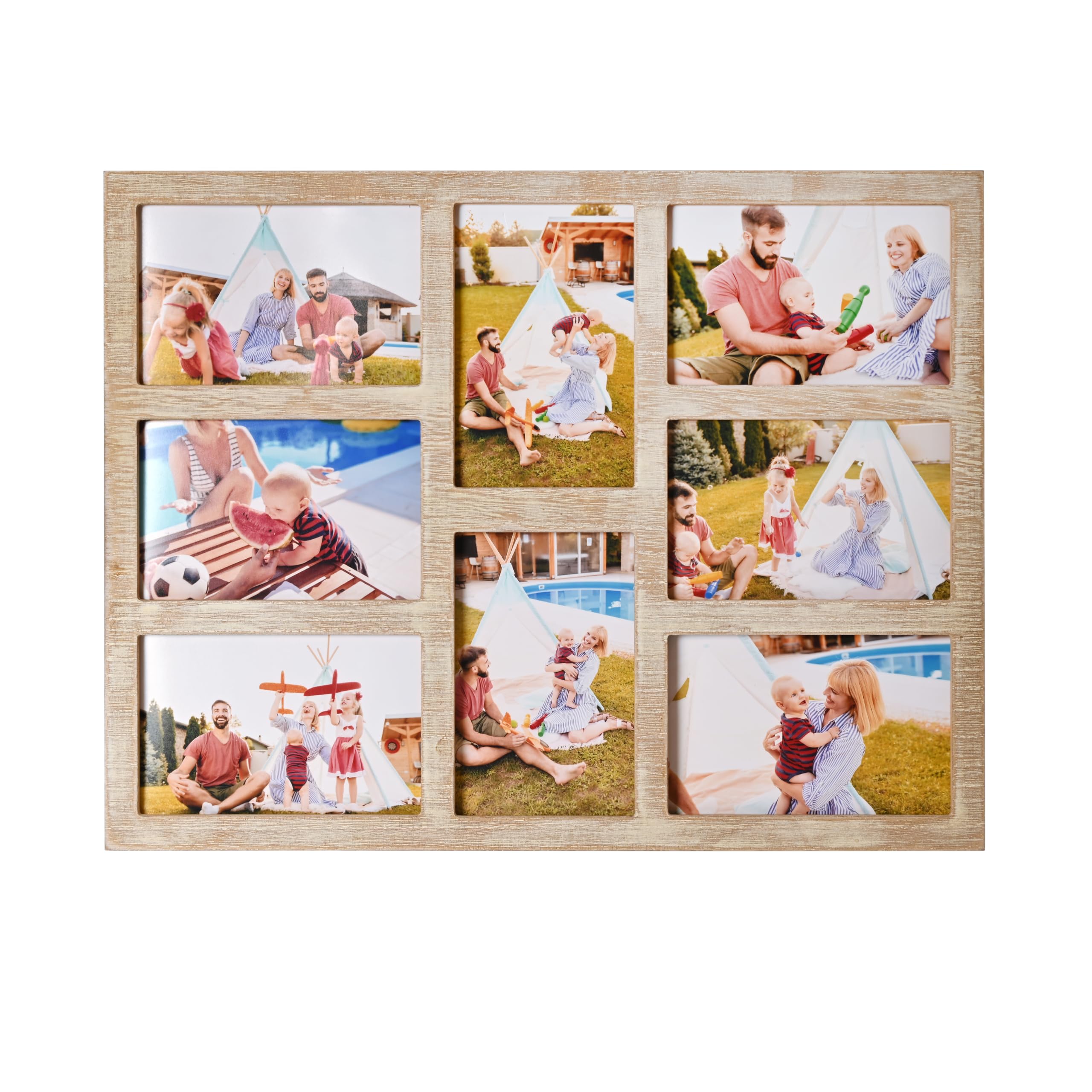 MONT PLEASANT 4x6 Collage Picture Frame Family Photos Display - 8 ...