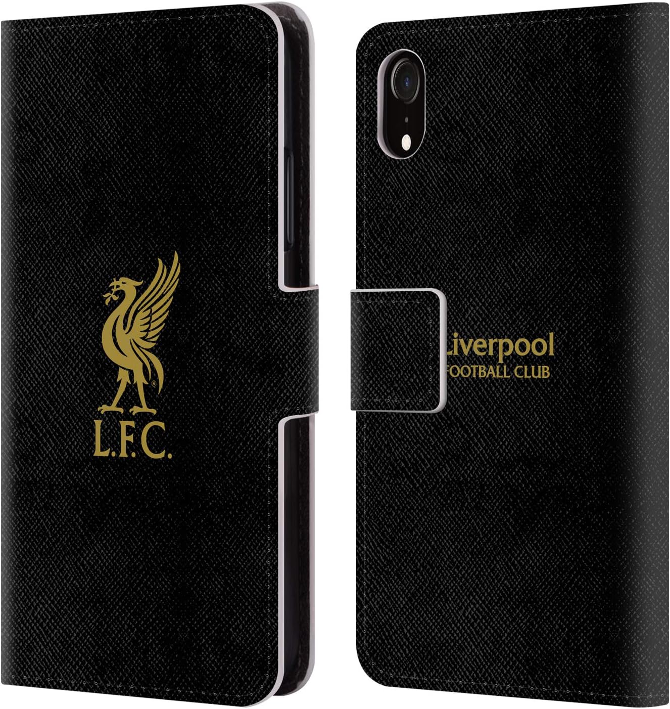 Official Liverpool Football Club Gold Logo On Black: Amazon.co.uk ...