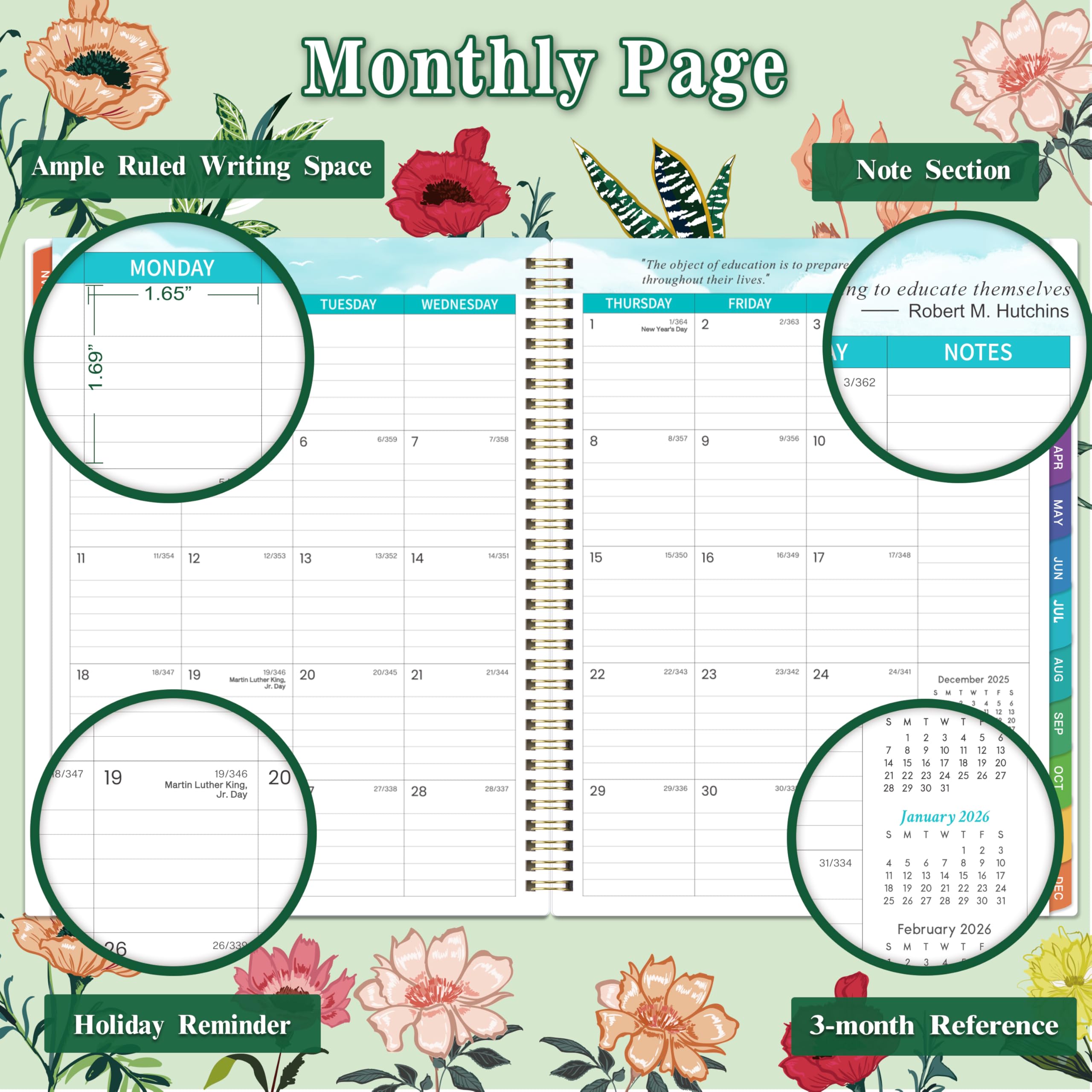 Mua 2026 Teacher Planner - 2026 Lesson Planner, Jan. 2026 - Dec. 2026 ...