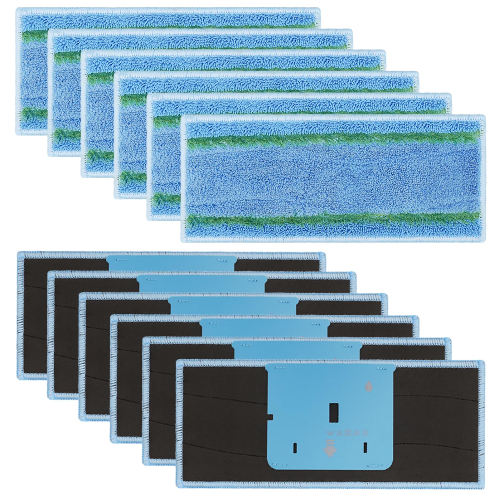 Extolife 12 Pack M6 Mopping Wet Pads for iRobot Braava Jet m6 (6110 ...