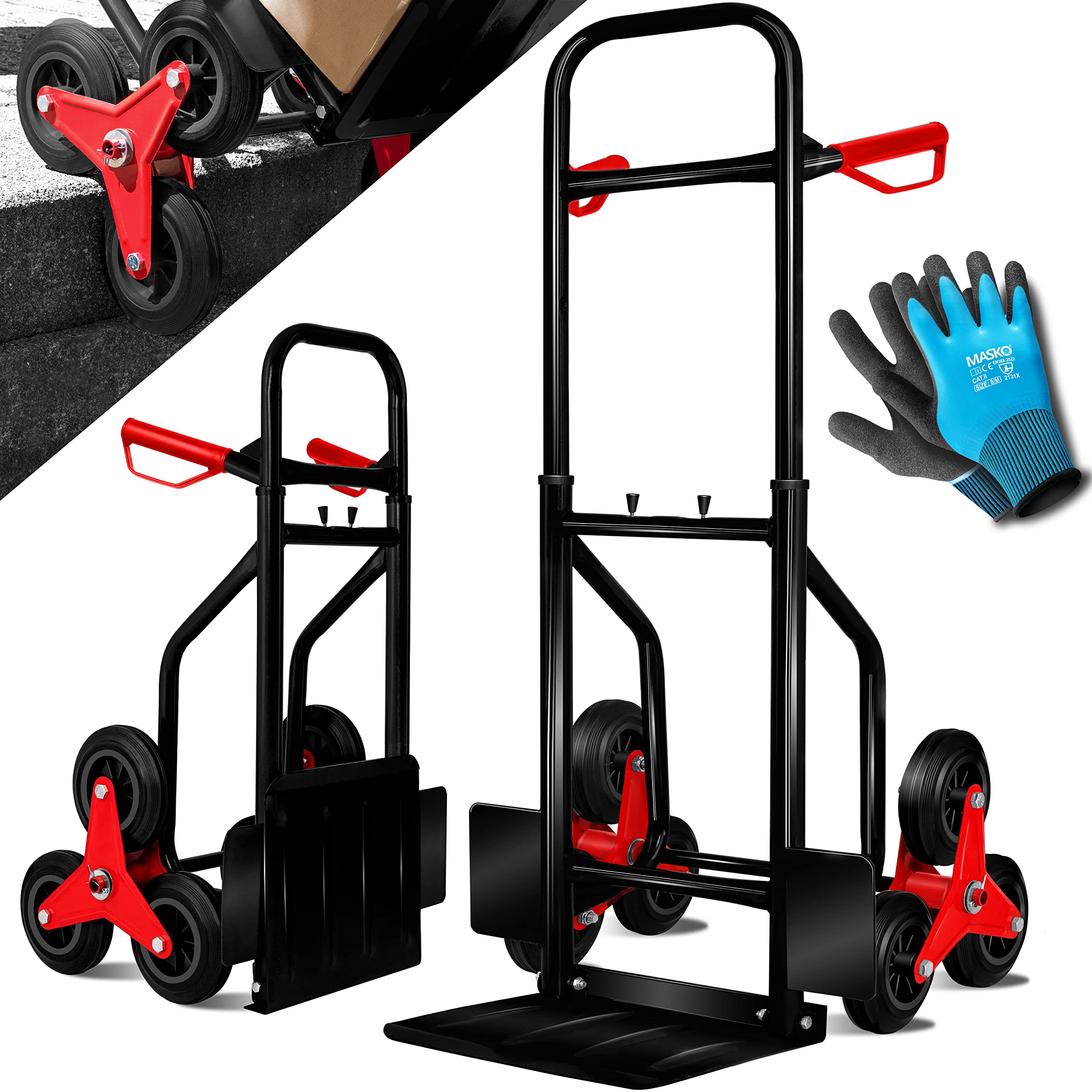 Mua MASKO® Stair Trolley, Sack Truck, 200 kg, Transport Trolley, Stair ...