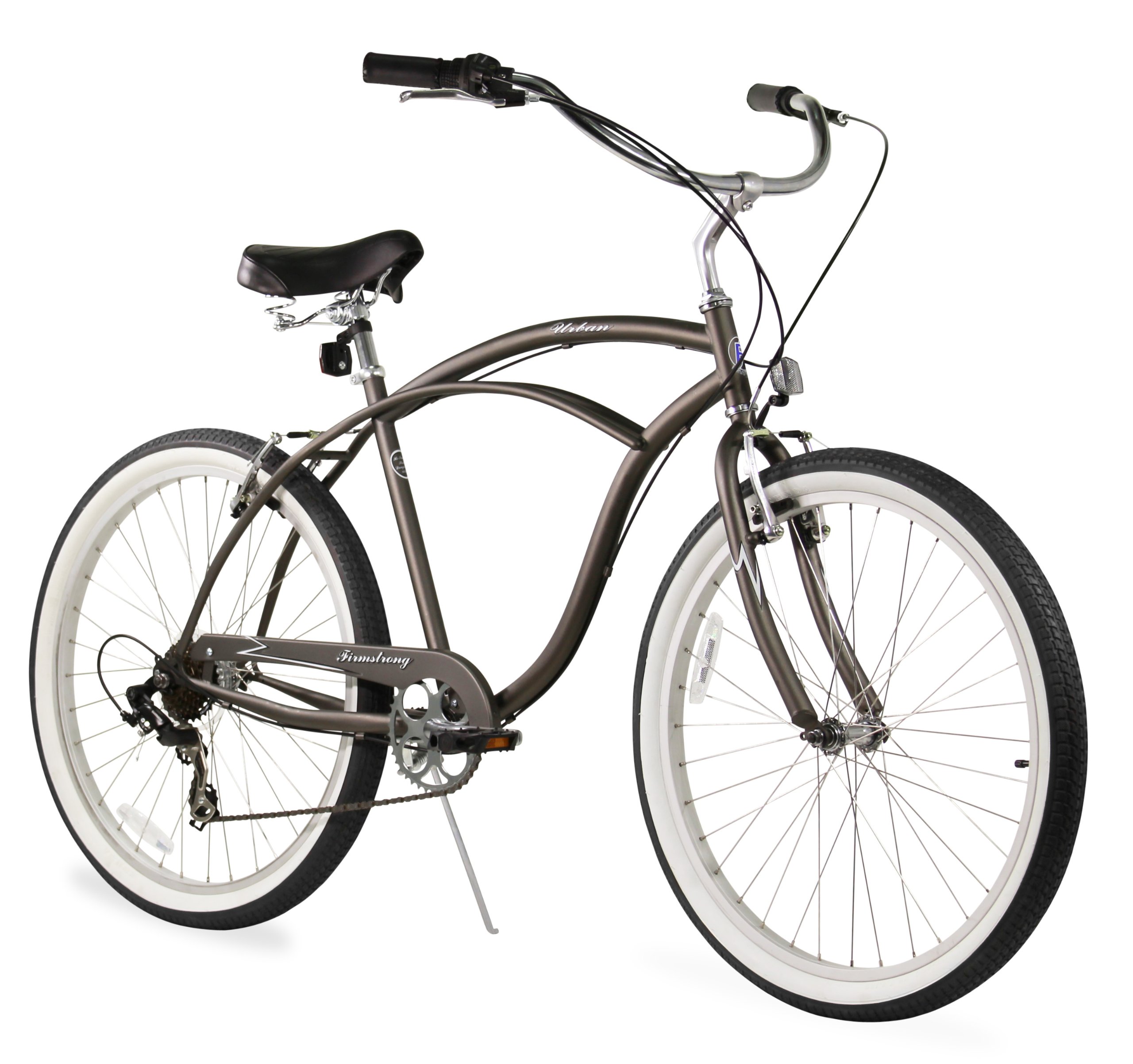 Firmstrong Urban Man Beach Cruiser Bike, Mens Bicycle 26-Inch, 7-Speed ...