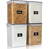 Amazon.com: Vtopmart Large Food Storage Containers 5.2L / 176oz, 4 ...