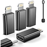 Amazon.com: Thousover 4 Pack Lightning to USB C Adapter for iPhone 15 ...