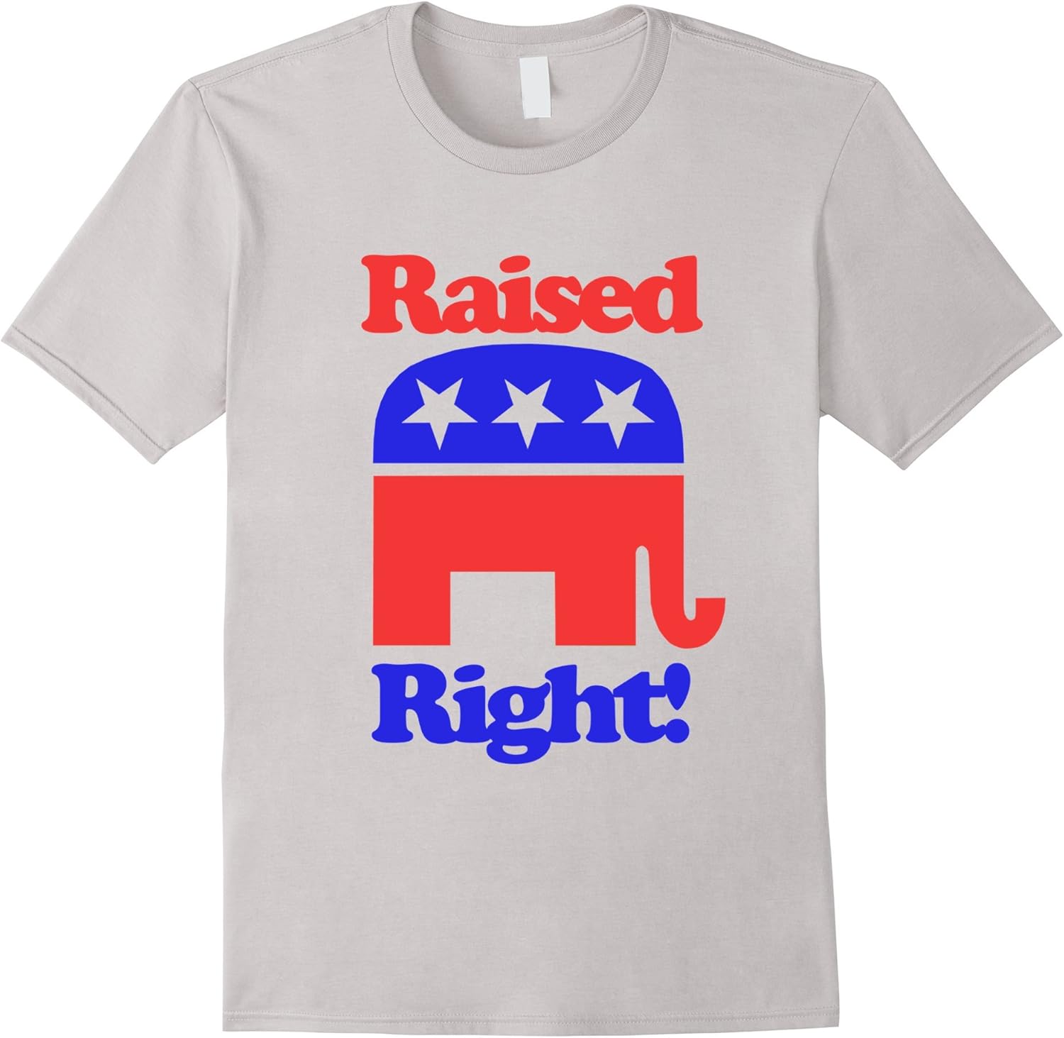 Amazon.com: Raised Right shirt gop republican kid t-shirt elephant logo ...