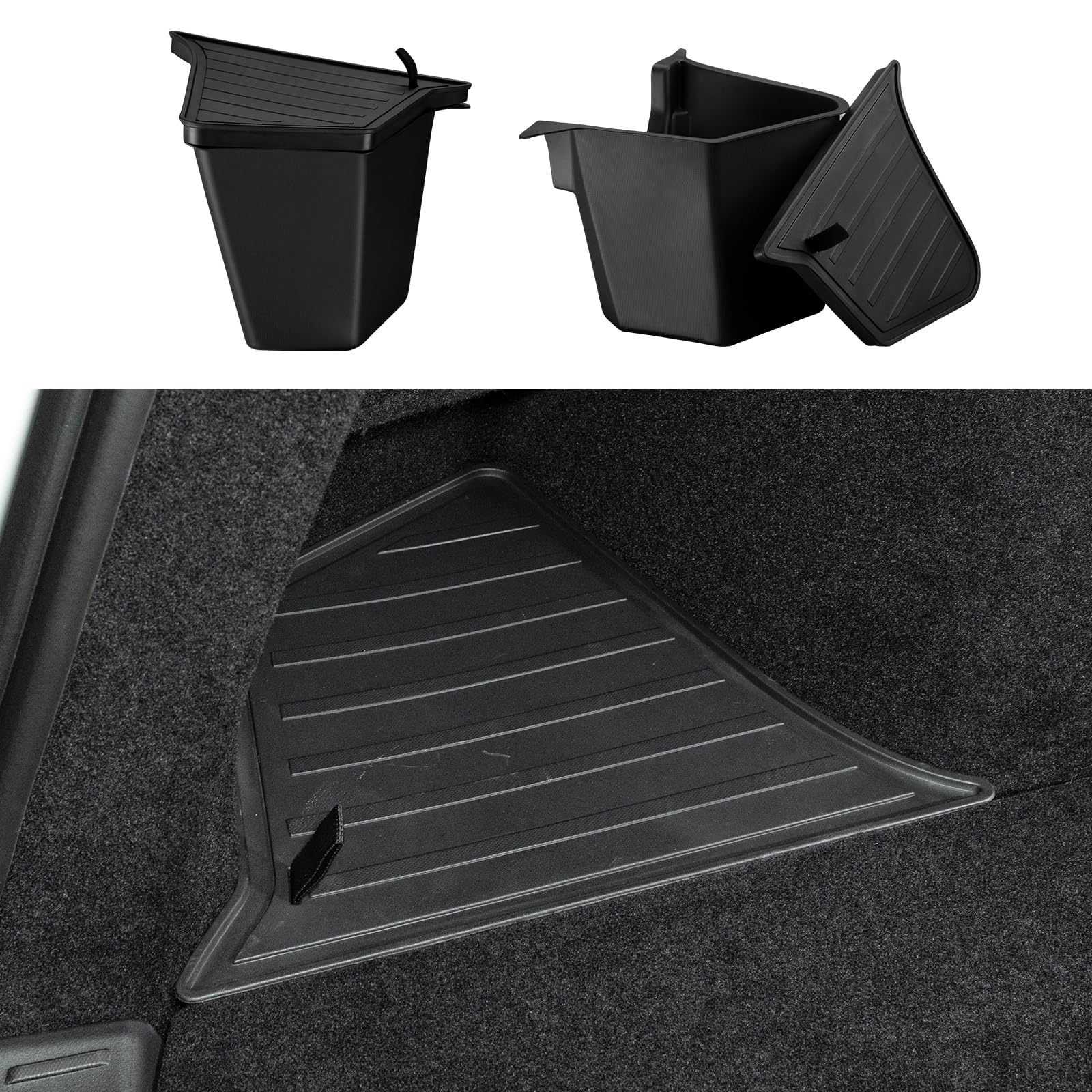 Motrobe 2025 2026 New Tesla Model Y Trunk Organizer Trunk Storage Bins ...