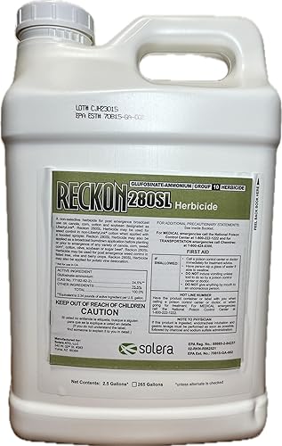 Glufosinate 280 SL (2.5 Gallons) Non- Selective Herbicide for a Borad ...