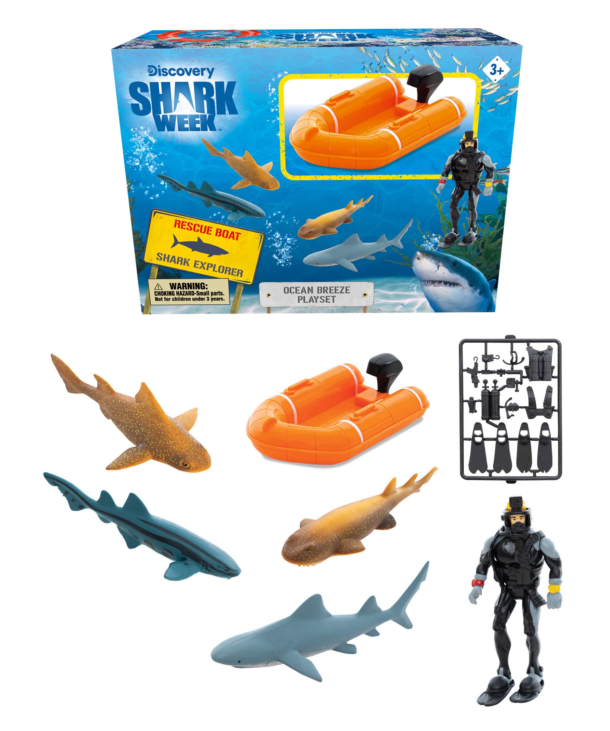 Mua Discovery Ocean Breeze Playset, Rescue Boat, Action Figure Diver ...