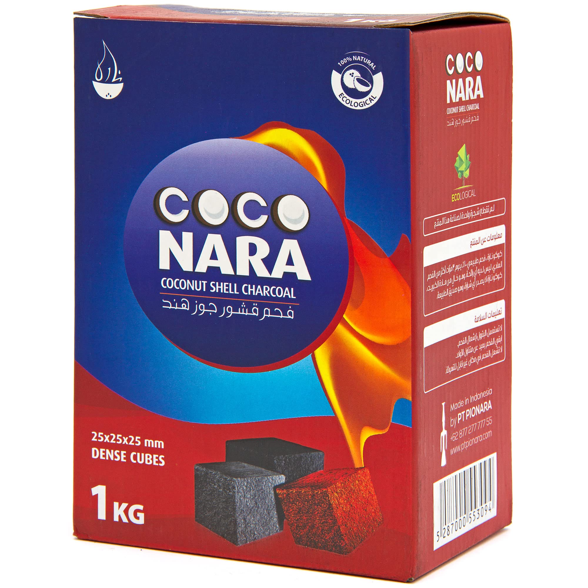 Mua Coco Nara Hookah Shisha Natural Charcoals, 1Kg Big Cube trên Amazon ...