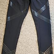 Amazon.com: 90 Degree By Reflex Silicone Panel Printed Leggings - Black ...