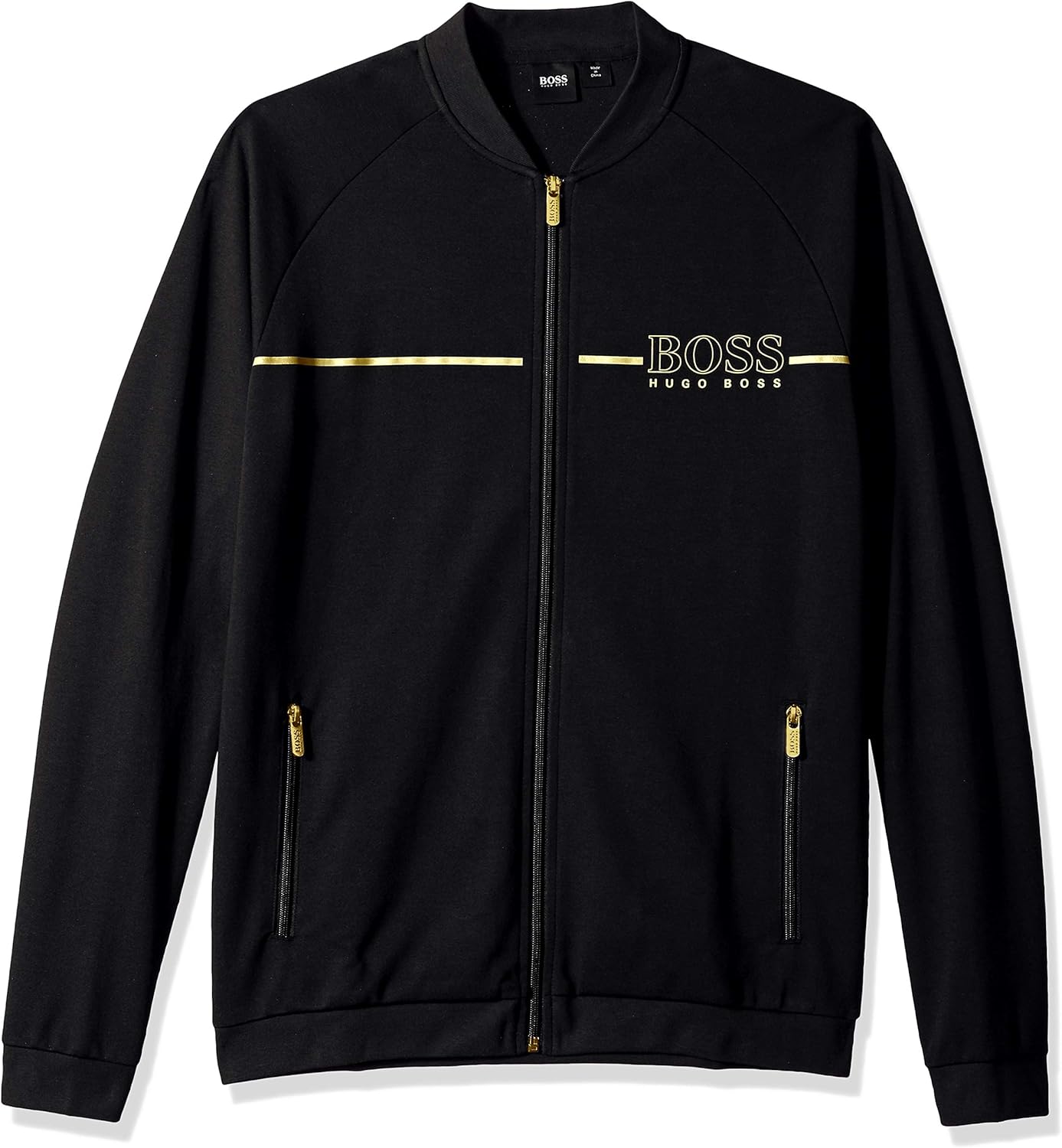 Hugo Boss BOSS Men's Tracksuit Jacket, Black, M at Amazon Men’s ...