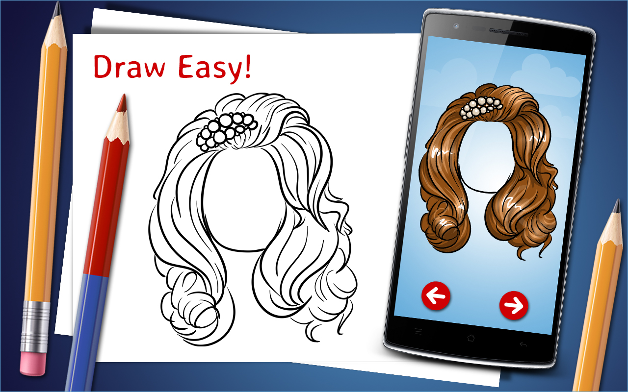 How to Draw Hairstyles Step by Step Drawing App:Amazon.com:Appstore for ...