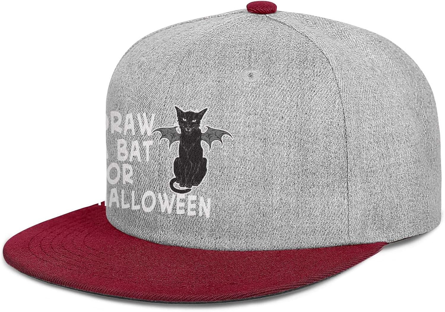 Animal Cat Magic Bats Halloween Trucker Caps Women Men Adjustable Fits ...