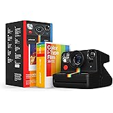 Amazon.com : Polaroid Now 2nd Generation I-Type Instant Camera + Film Bundle - Now Black Camera ...