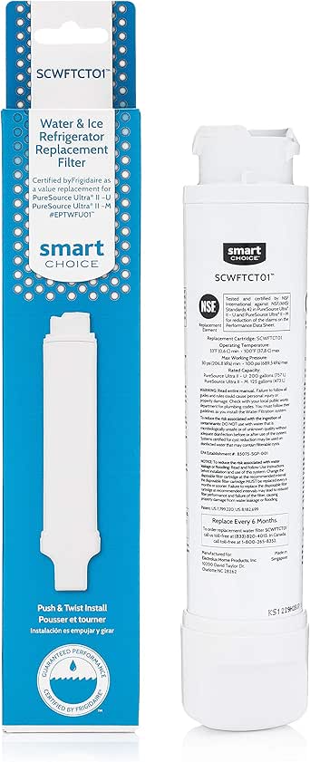 Amazon.com: Smart Choice SCWFTCTO1 Replacement EPTWFU01 & EWF02 Water ...