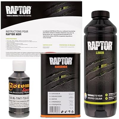 U-Pol Raptor Charcoal Metallic Urethane Spray-On Nepal | Ubuy