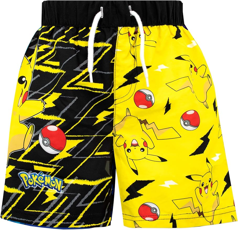 Pokemon - Shorts de Bain - Pikachu - Garçon: Amazon.fr: Vêtements et ...