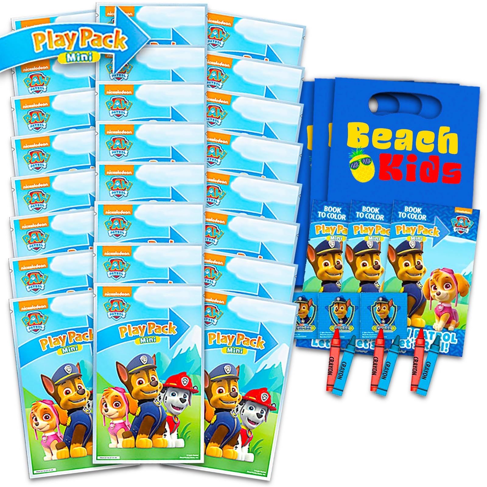 Nick Shop Paw Patrol Mini Party Favors Set for Kids - Bundle with 24 ...