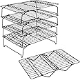 Amazon.com: P&P CHEF Cooling Rack, 5-Tier Stainless Steel Stackable ...