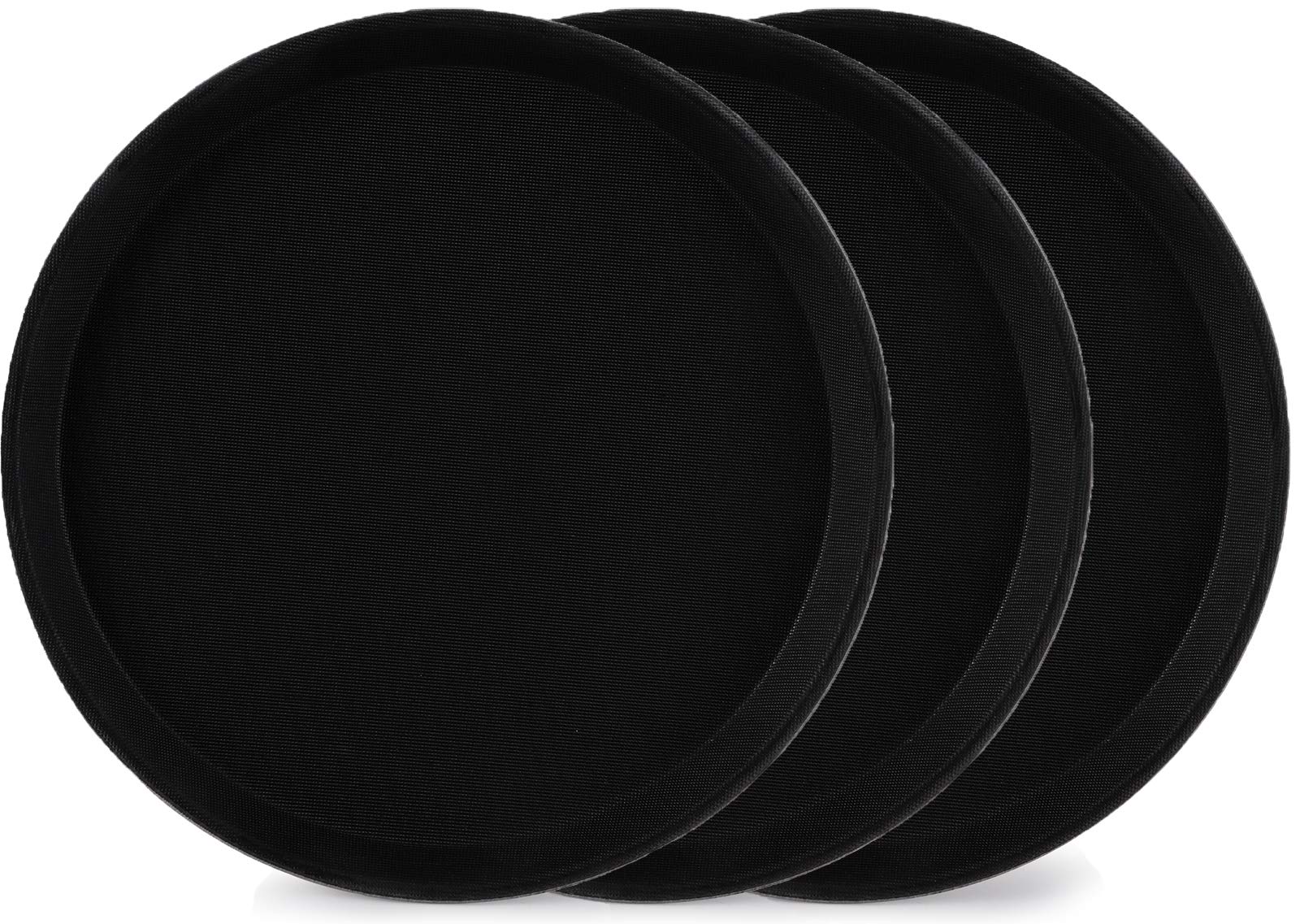 TOPZEA 3 Pack Restaurant Serving Trays, 11" Food Serving Tray Round ...