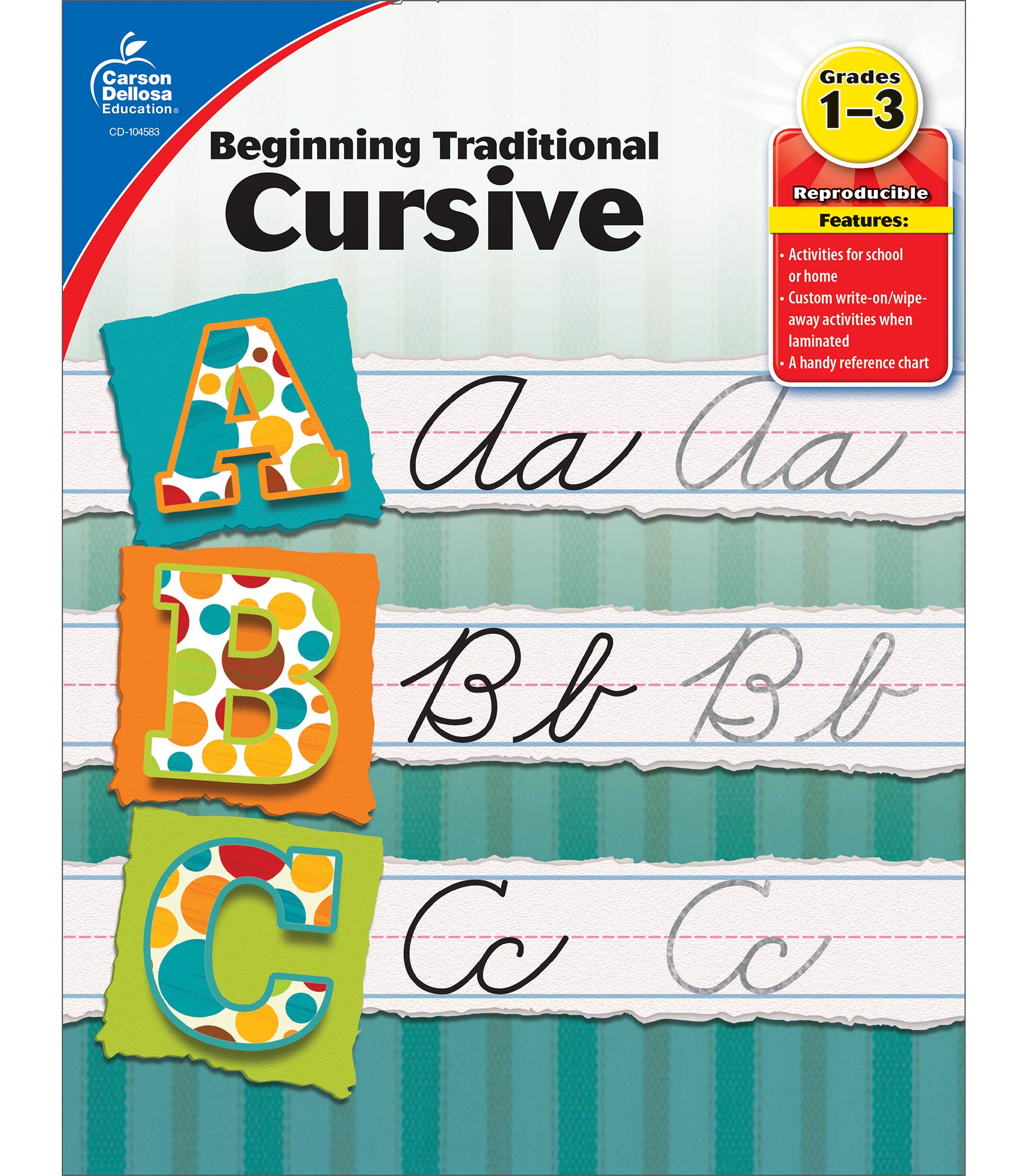 Beginning Traditional Cursive Handwriting Workbook for Kids ...