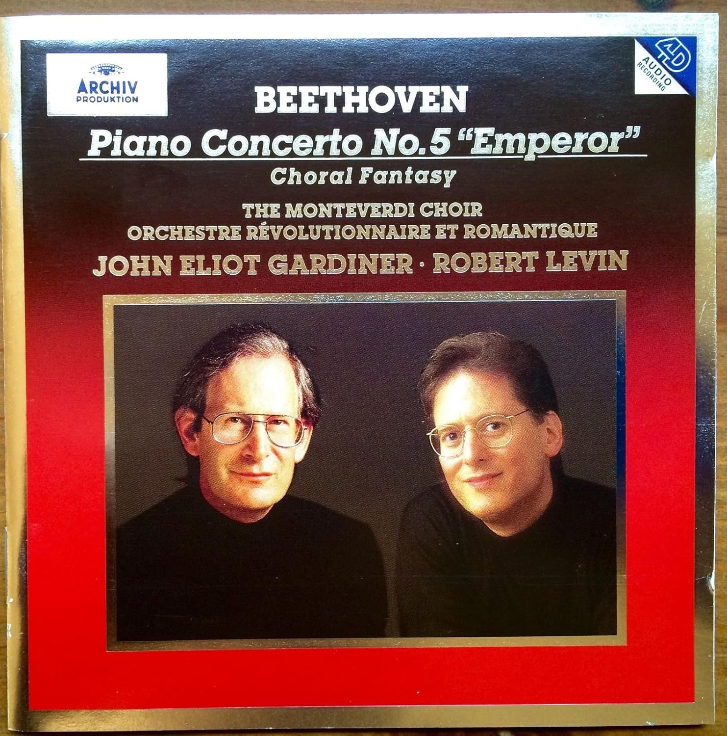 Beethoven: Piano Concerto No. 5 "Emperor" - Choral Fantasy / R. Levin ...