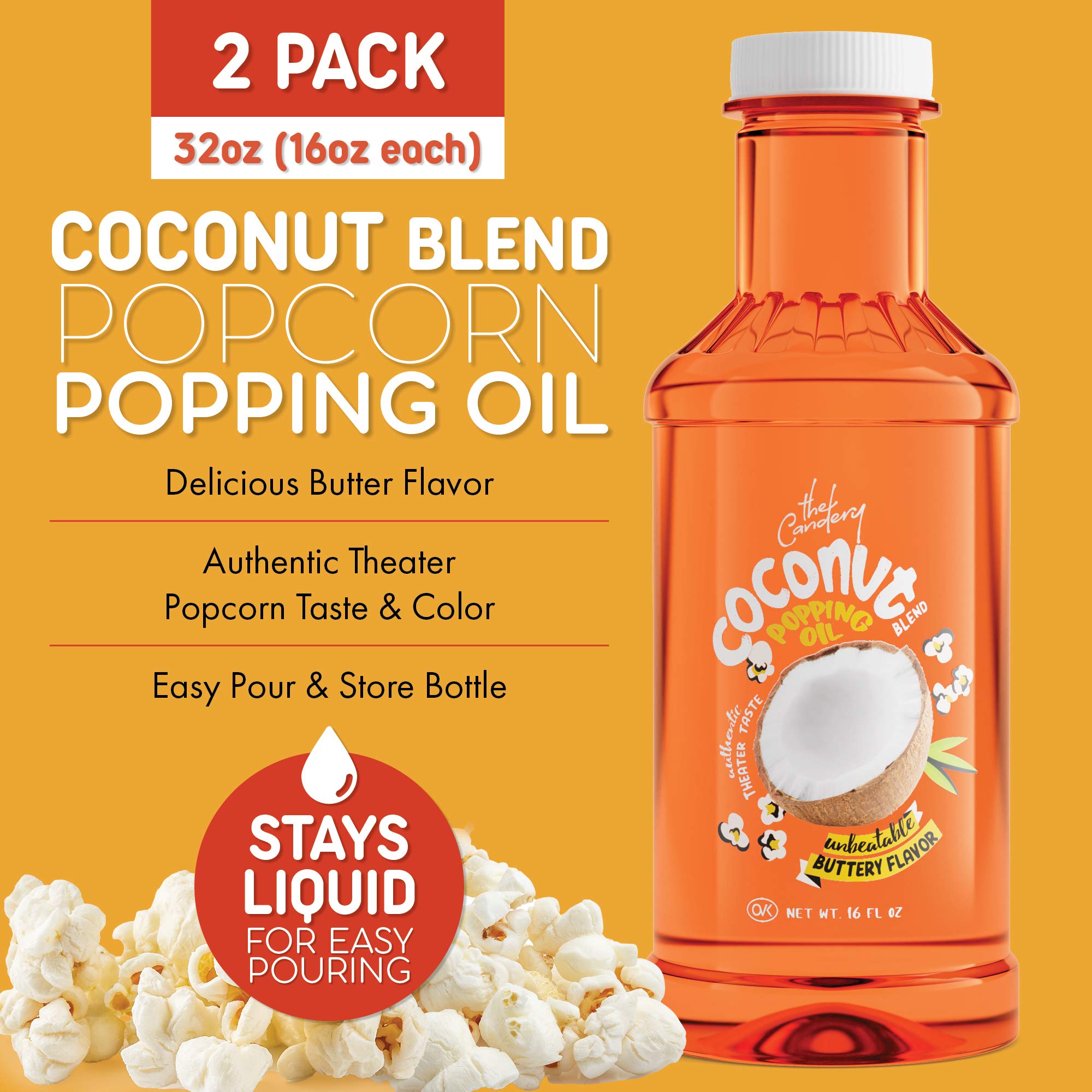 Mua Coconut Popcorn Popping and Topping Oil Soy Blend with Authentic ...