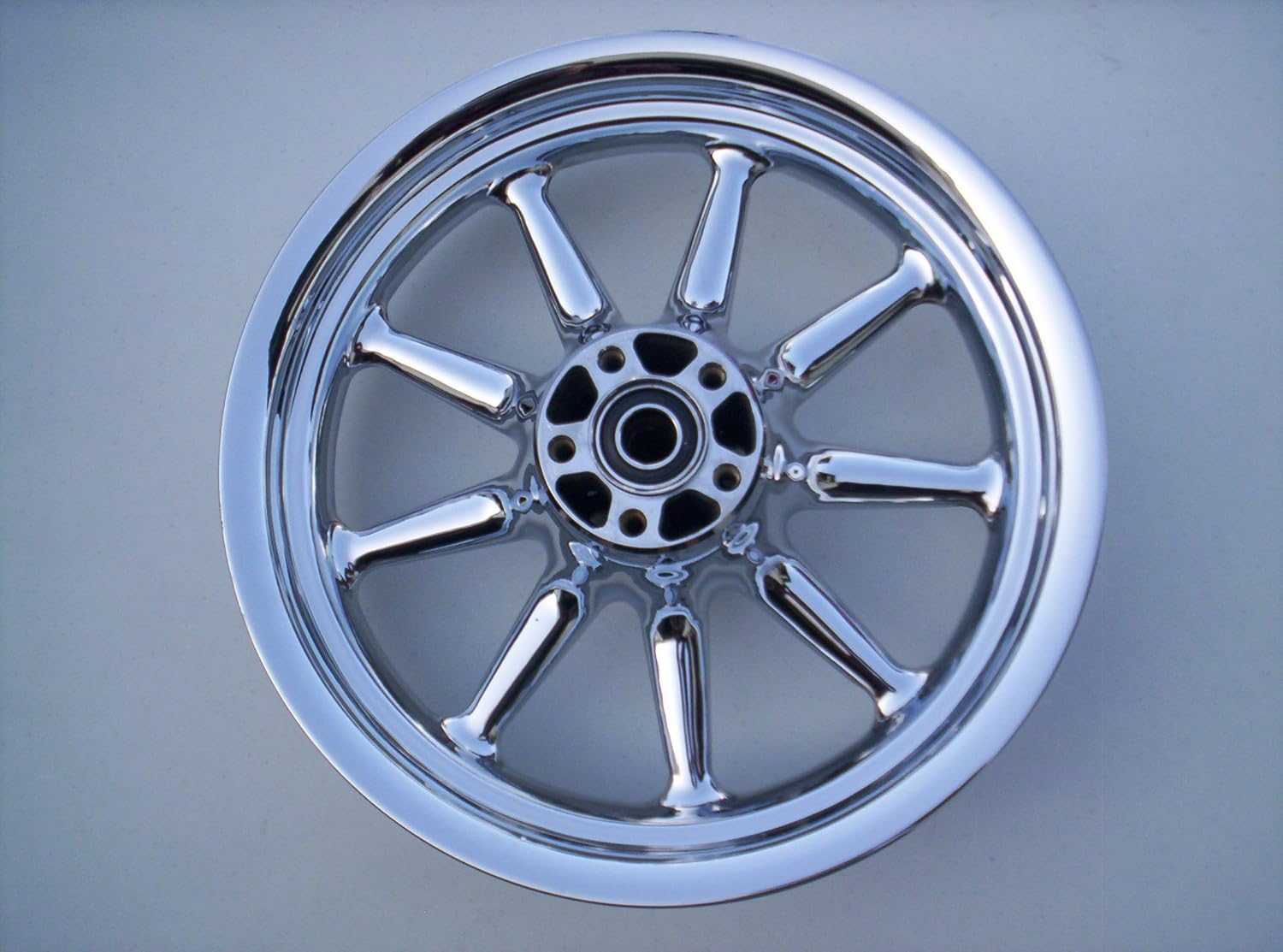 Amazon.com: Harley 9-Spoke Front Wheel Chrome 2000-08 16x3: Automotive