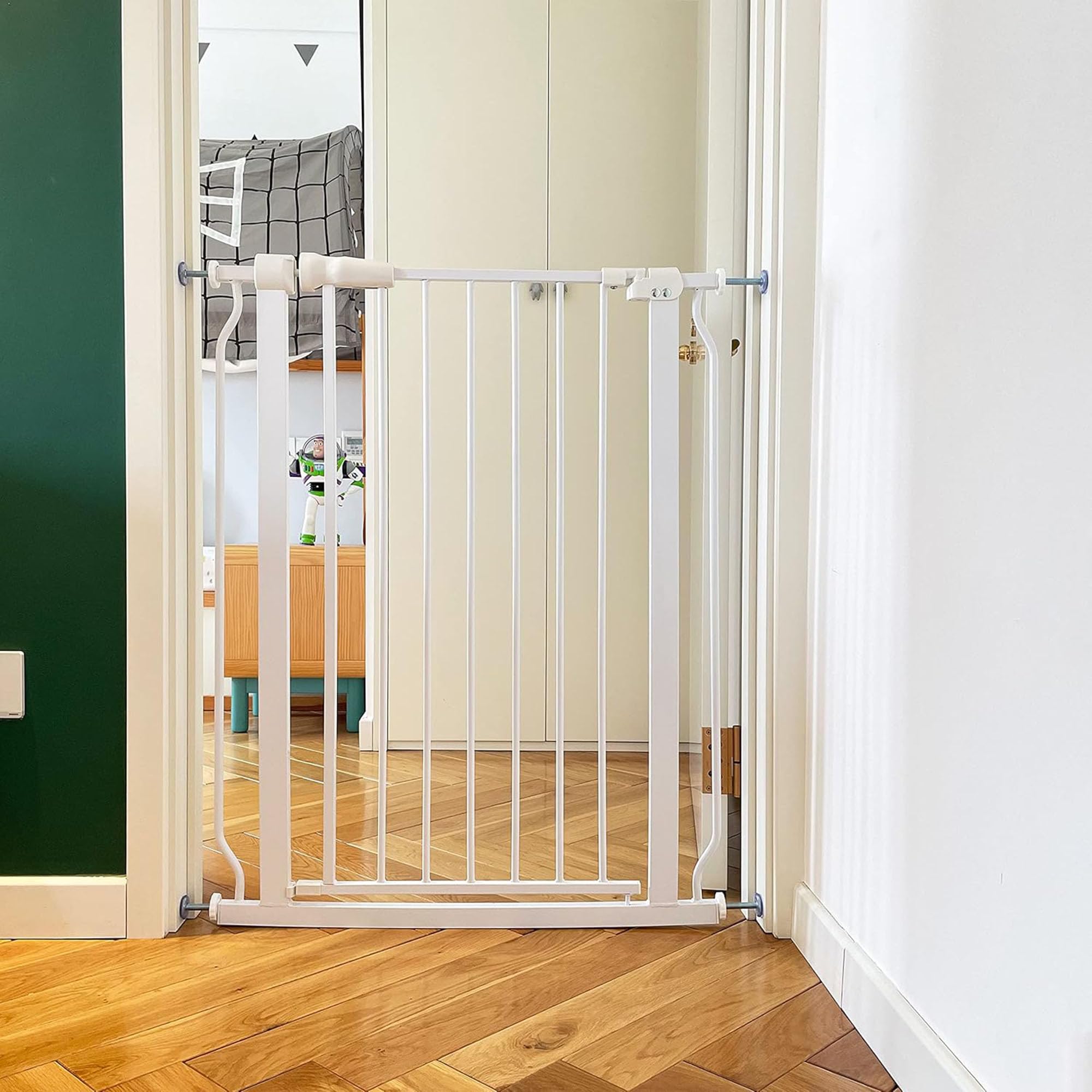 BalanceFrom Easy Walk-Thru Safety Gate for Doorways and Stairways with ...