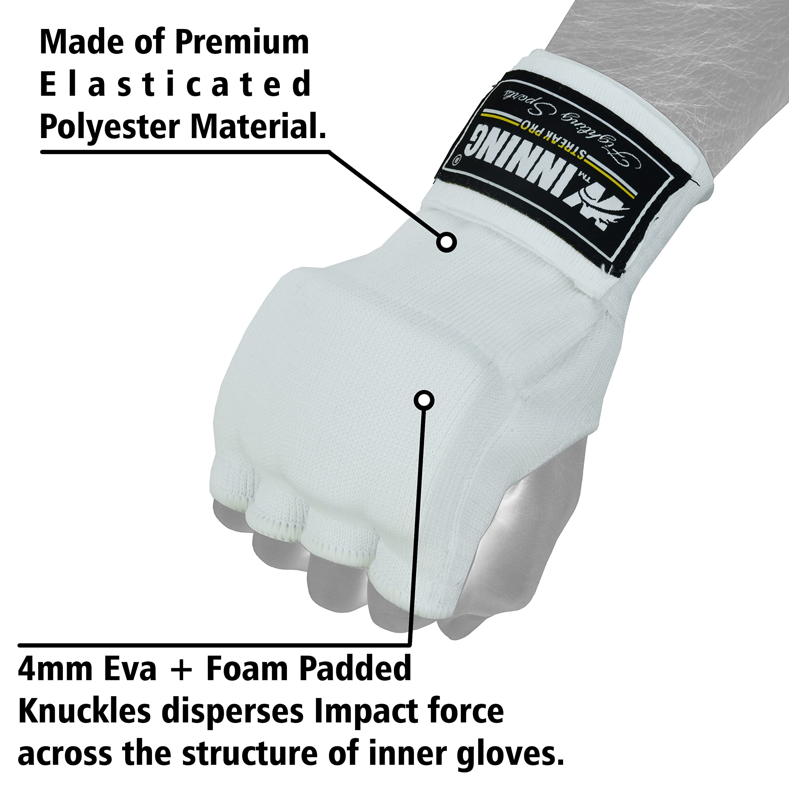 Mua Boxing Inner Gloves with Gel Padding Boxing Quick Wraps for Hand ...