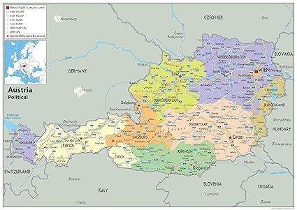 Landkarte österreich