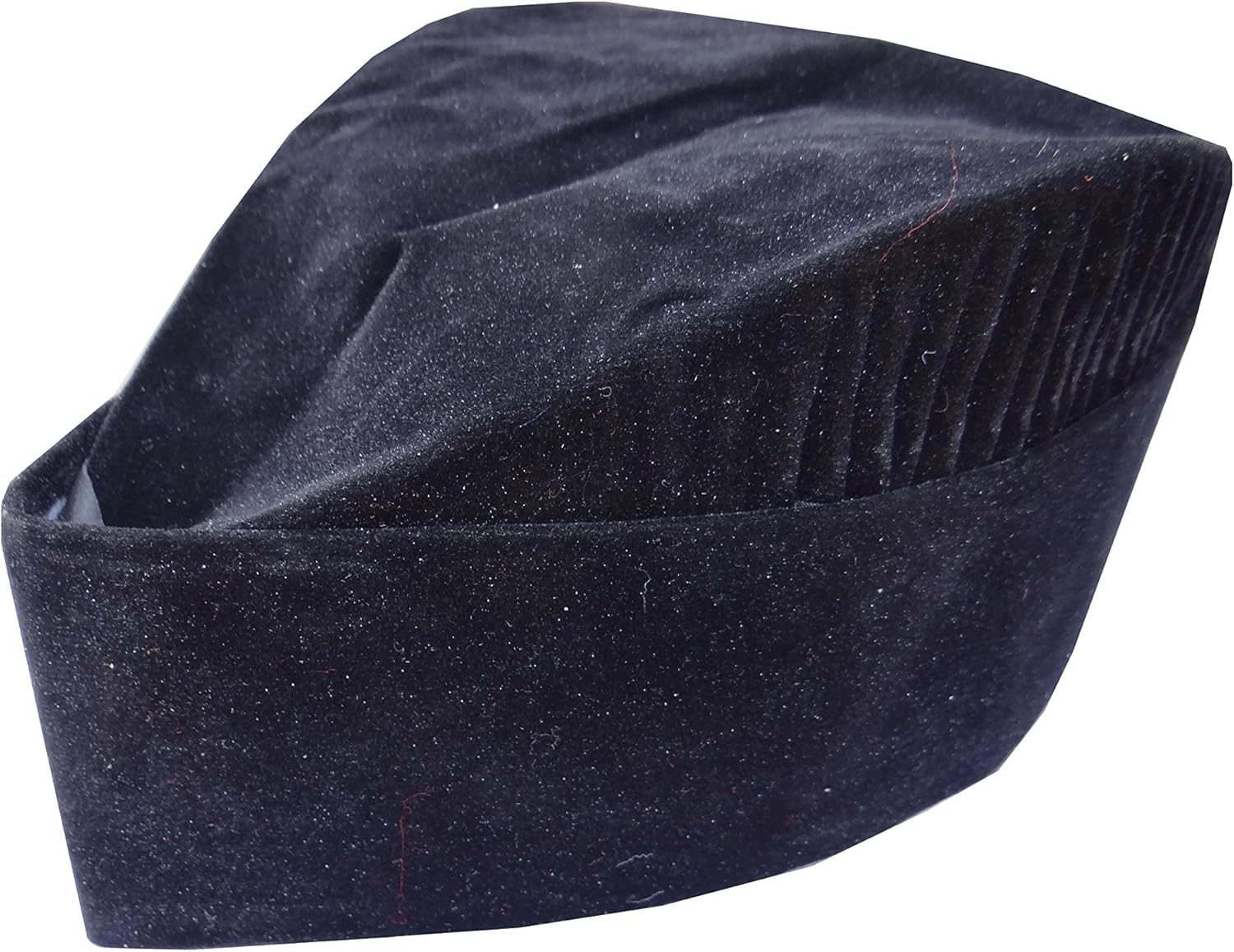 Khurshid Black Koofi Kufi Velvet Rampuri Prayer Cap Men Muslim Sufi ...