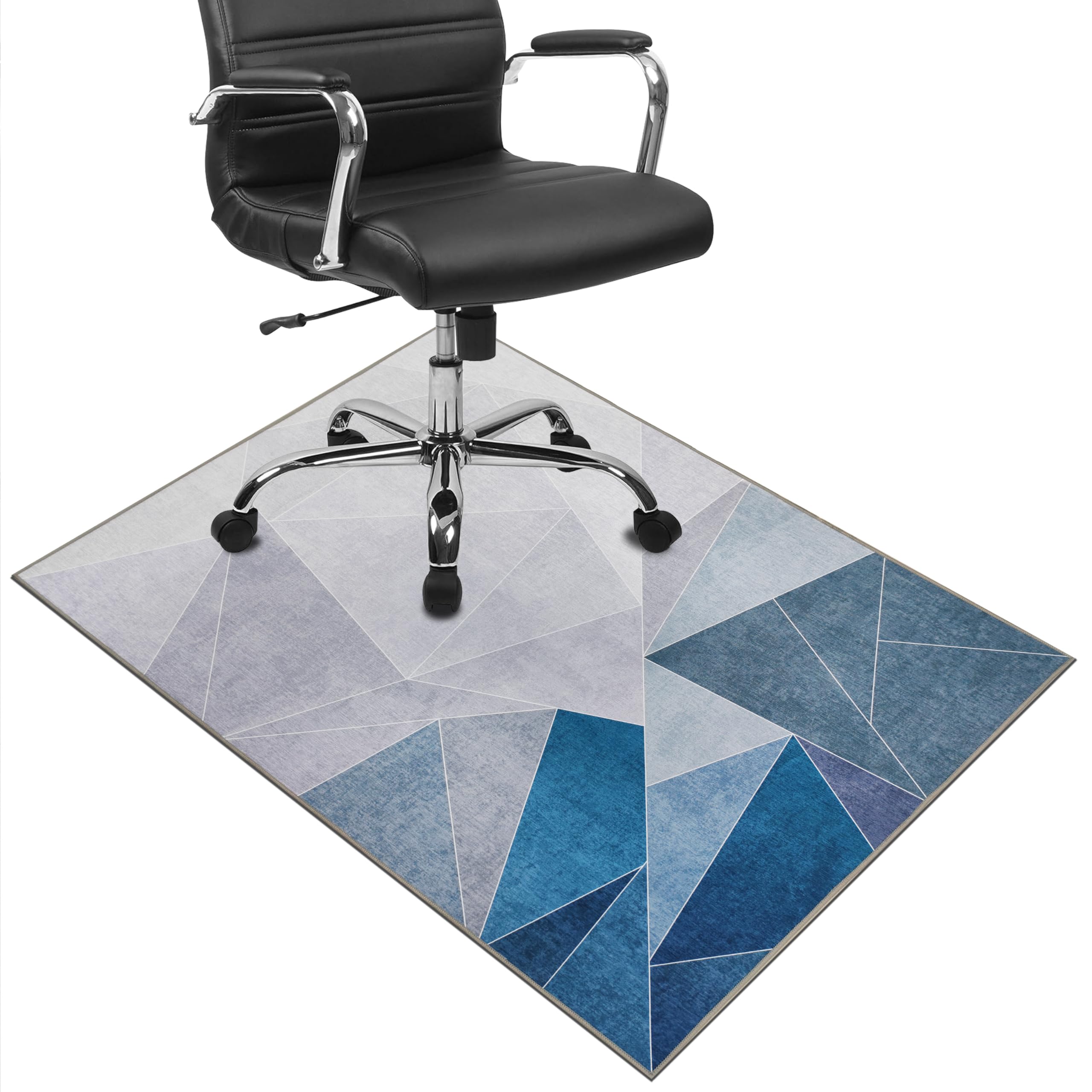 SAIKOOWA Office Chair Mat for Hardwood Floor, 36"x48" Office Rug Easy ...