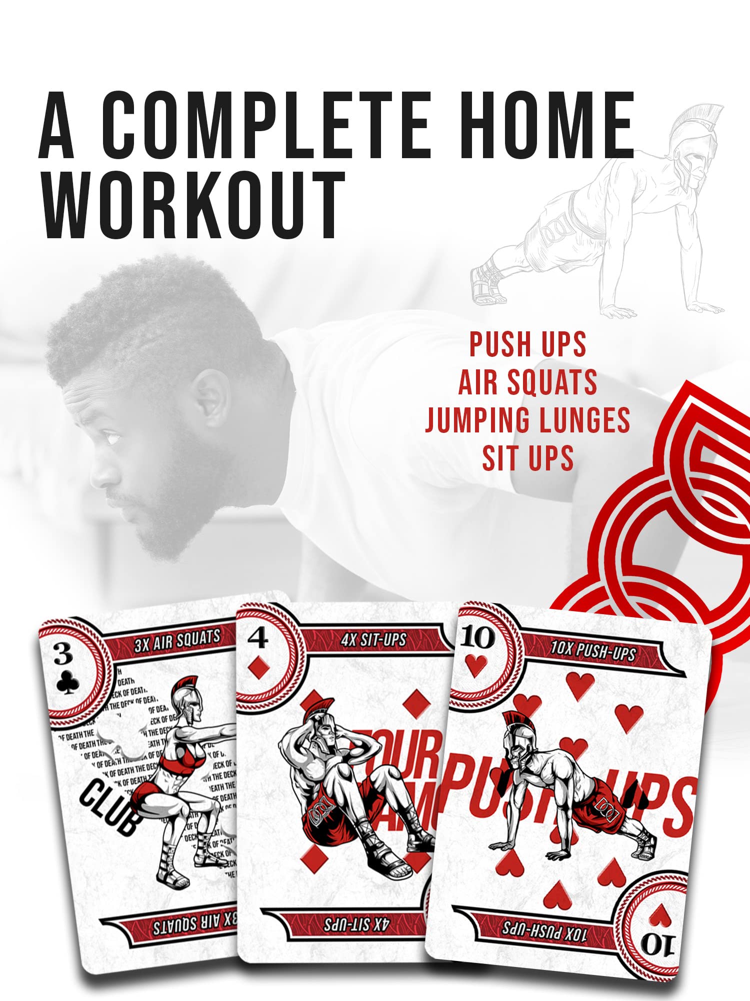 Mua The Deck of Death Fitness Deck Workout Cards, 54 Card Exercise ...